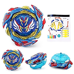 Left Right Sparking Launcher Lr Bey Burst Evolution Turbo Blade Master Battling Tops String Launcher Grip Booster B-187 Savior Valkyrie.Sh-7 God Bay Starter Set Gaming Spinning Toy Boys'Gifts