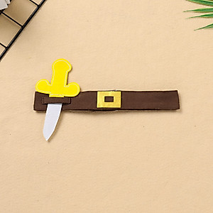 Toddlers Baby Boys Green Halloween Costume Red Feather Green Hat Cosplay 1st Birthday Cake Smash Outfit with Bloomers Diaper Cover brown Belt Role Play Accessories Costume Set Green 4pcs 18-24 Months