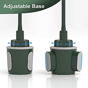 KLKE Car Phone Holder, Universal 360 Rotatable Cup Holder for iPhone, Samsung, LG, Compatible with 4.7-6.4 Inch Screens