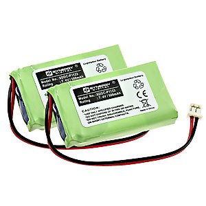 Synergy Digital Dog Collar Battery, Compatible with AE Energy AE602048P6H Replacement Battery Combo-Pack Includes: 2 x SDDC-P1123 Batteries