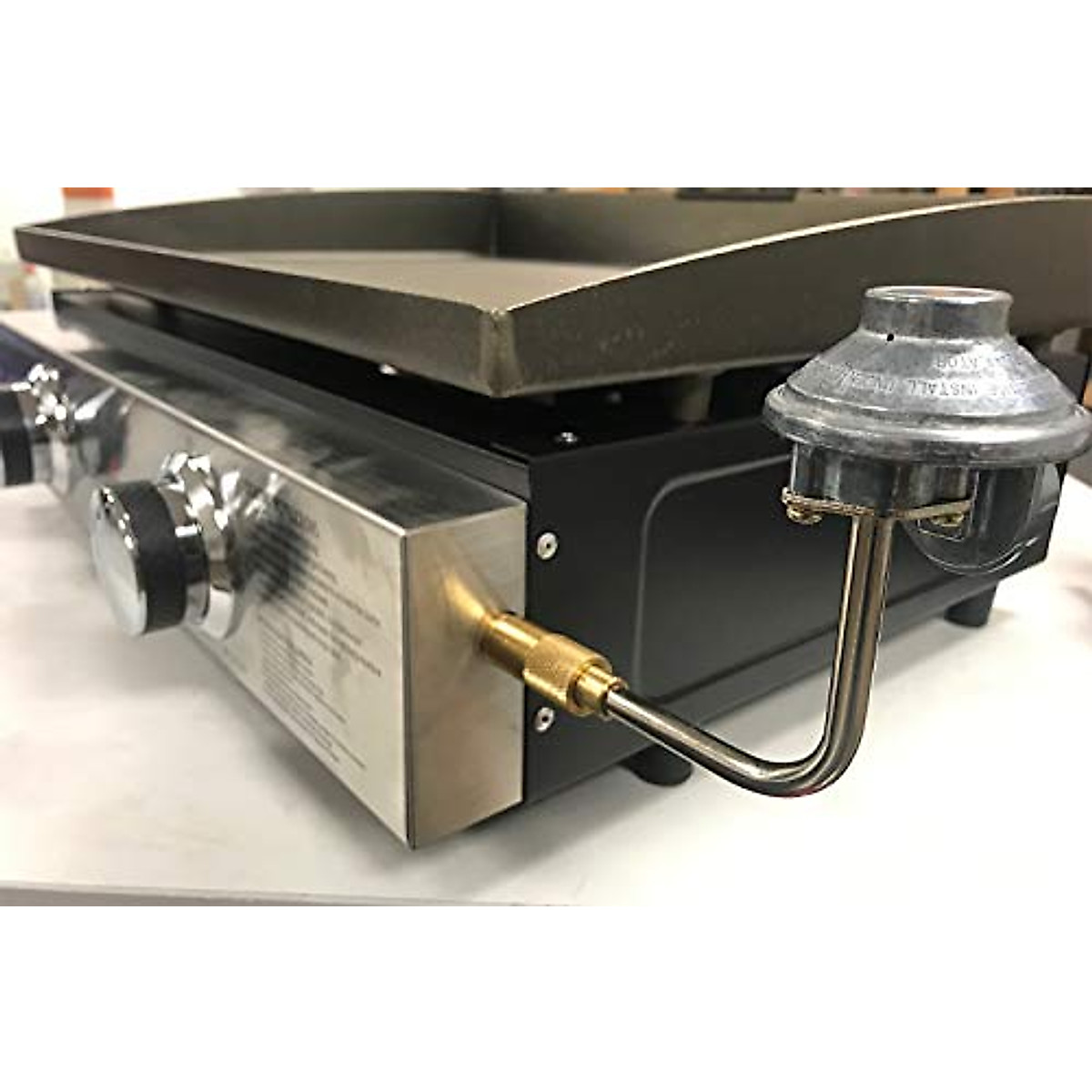GasSaf Griddles Regulator，Replacement for Blackstone 17" and 22" Tabletop Griddles，Griddle Regulator Replacement Parts Connect 1 lb to 20 lb Propane Tank