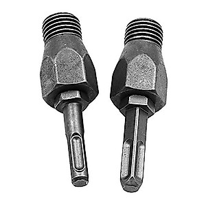 Dtacke SDS-Plus Arbor Adapter Hammer Diamond Core Drill Bits Connecting Hammer Drill Bit Accessories (Round Shank)