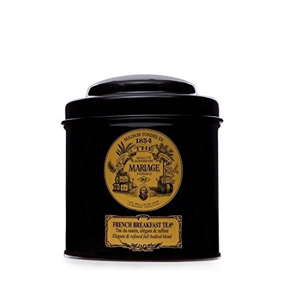 Mariage Freres. French Breakfast Tea 100g Loose Tea in a Tin Caddy (1 Pack)