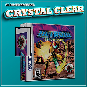 MALKO Video Game Protector Compatible with: Original Game Boy | Color & Gameboy Advance Game Box | Clear Plastic Sleeve | 10 PACK