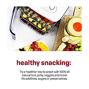 NESCO FD-41B Snackmaster Jr Food Dehydrator, 4 Trays, Blue