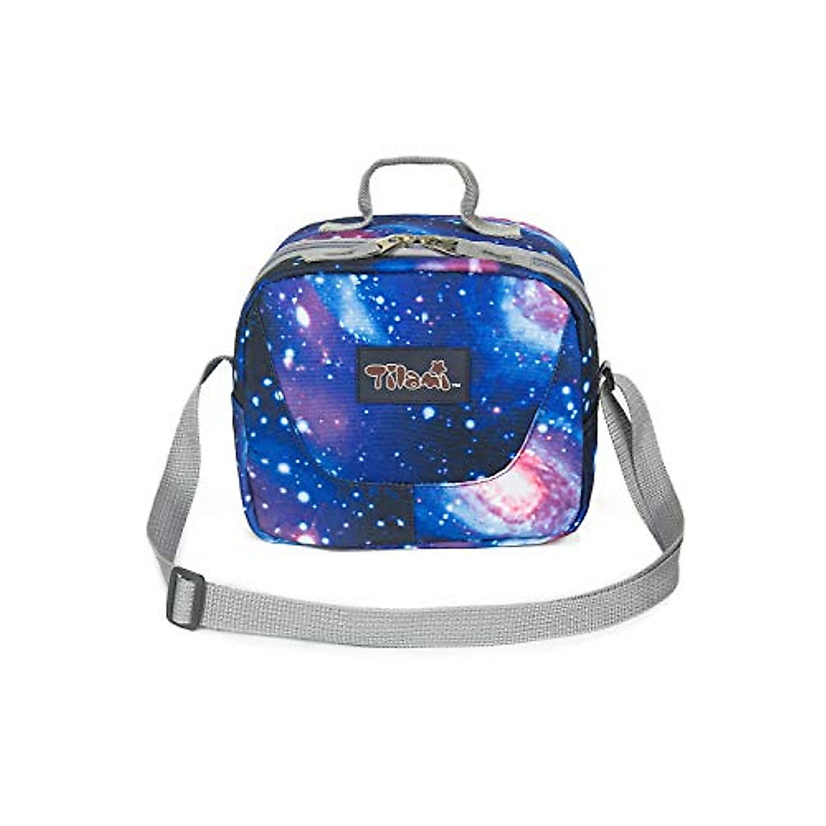 Tilami Rolling Backpack Laptop 18 inch with Lunch Bag, Galaxy