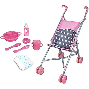 Lissi 5 Piece Doll Deluxe Nursery Play Set with Accessories