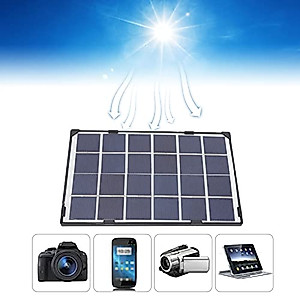 Solarr Panel, Monocrystalline Silicon USB Solar Charger for Rechargeable Battery, Compact and Portable Mobile Phones, Charging Boards, Digital Cameras