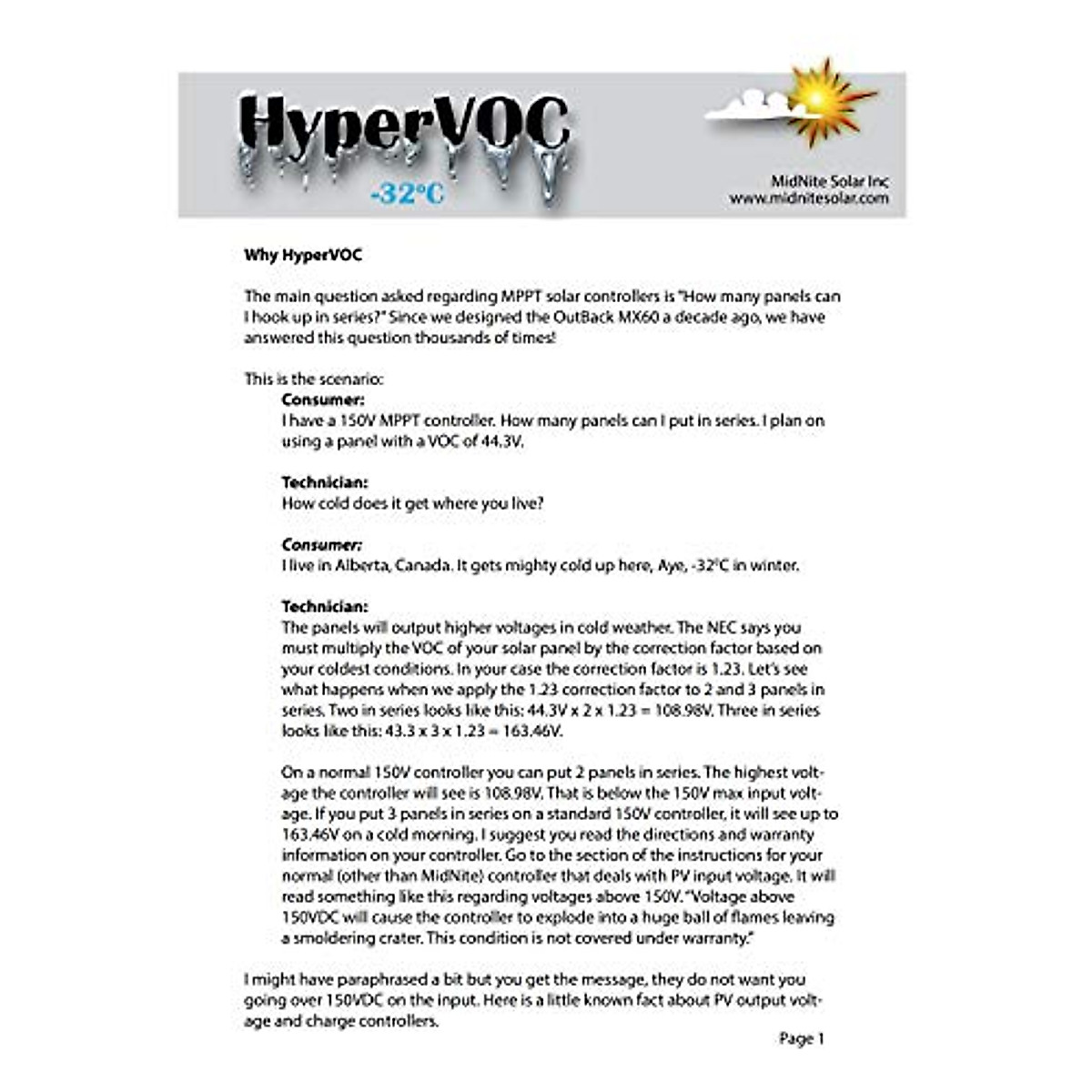 MidNite Solar CLASSIC 250-SL MPPT Solar Charge Controller 250V, Solar Only