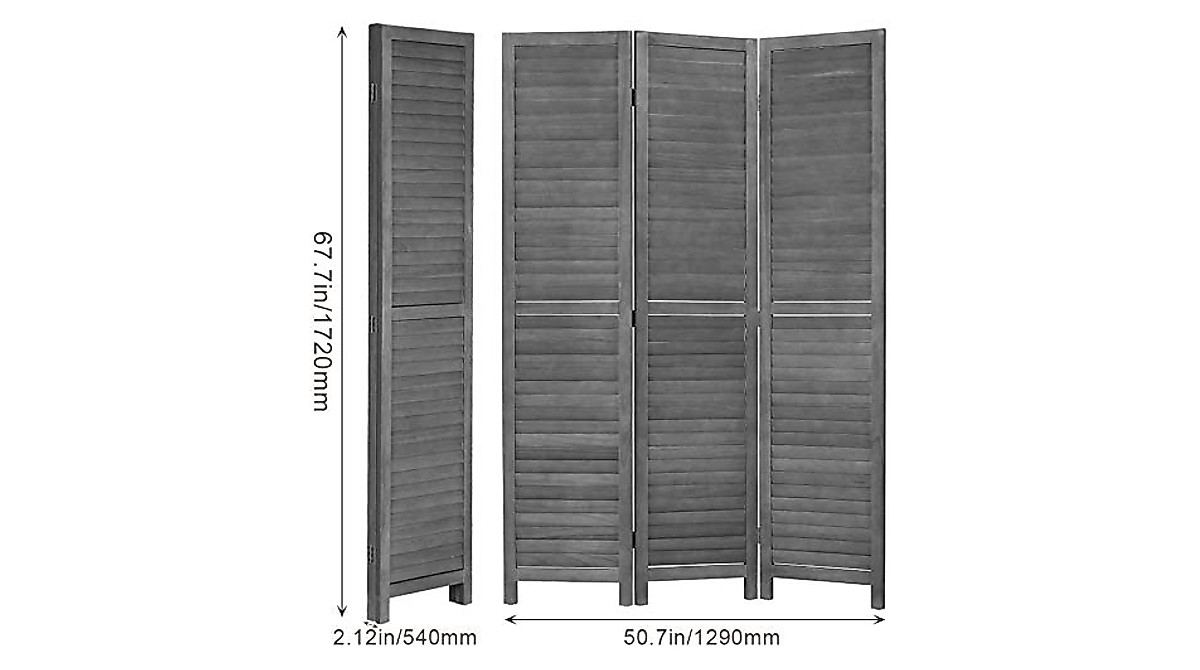 Stylish 3 Panel Room Dividers for Privacy & Decor