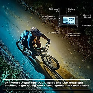 Electric Bikes for Adults, 27.5''/29'' Class 3 Ebike with 750w 48v Brushless Motor and 15Ah/16Ah Battery, 7/21-Speed Gear, 32mph Throttle, 35 Mileage, Pedal Assisted Electric Moped for Commuter