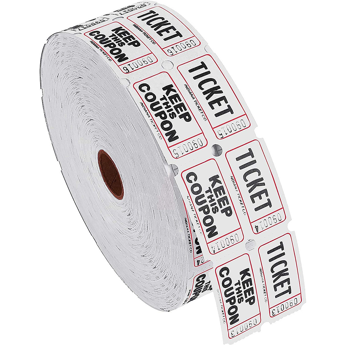 Double Roll Raffle Event Tickets - Full Set of 8 Colors (8 Rolls of 2000 Tickets Each)