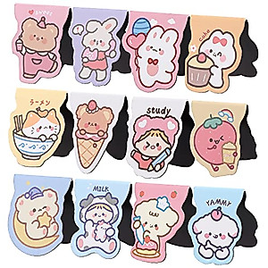 Magnetic Bookmarks 12Pcs Magnet Bookmark Clips for Kids Women