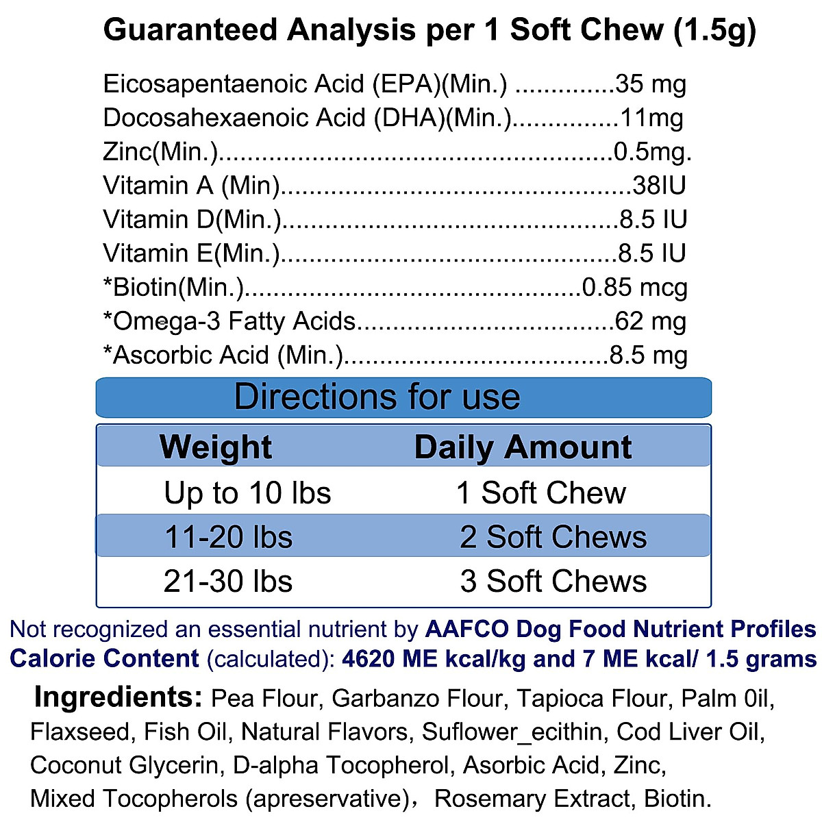 Omega-3 Multivitamin Skin and Coat Supplement for Dogs Omega 3 Fish Oil Supplement, Supports Shedding, Skin & Coat, Immunity, EPA,DHA- 300g(200 Chews)