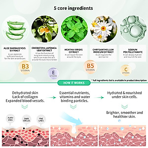 BREYLEE Aloe Vera Eye Mask– 60 Pcs - Eye Treatment Mask, Under Eye Bags Treatment, Under Eye Masks for Puffy Eyes, Anti-Aging,Anti-Wrinkle and Fine Lines, Under eye Dark Circles