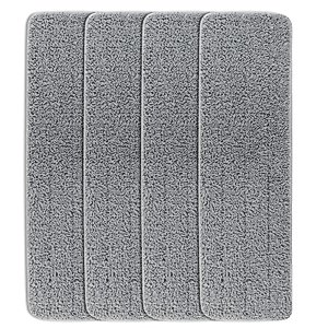 Microfiber Replacement Mop Pad：18 Inches Mop Pad for Rubbermaid Commercial Mop Head - Use Wet & Dry Home & Commercial Cleaning Refills - Reusable Floor Mop Pads