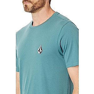 Volcom Men's Deadly Stone Modern Fit Short Sleeve Tee, Service Blue