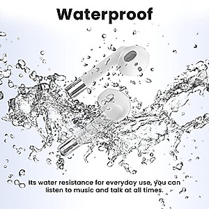 VENCO AP19 True Wireless Bluetooth Earbuds for iPhone/Android Phones - Bluetooth 5.0 Wireless Earphones with LED Display, Touch Control, USB Charging Case