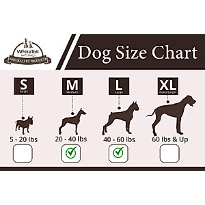 WhiteTail Naturals - Yak Cheese Dog Chews - Long Lasting Tough Dog Bones for Aggressive Chewers & Teething Puppies - All Natural Himalayan Dental Milk Chew Bone (3, Large)