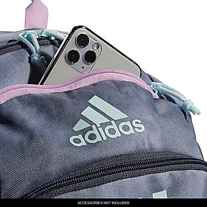 adidas Creator 2 Backpack, Stone Wash Grey/Bliss Lilac Purple/Almost Blue, One Size