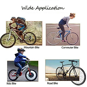 2 Pair / 4 Pair Bicycle Handlebar Grips Bike Grips Non-Slip Rubber Mushroom Grips for BMX/MTB/Boys and Girls Kids Bikes Grips (2 Pair Black)