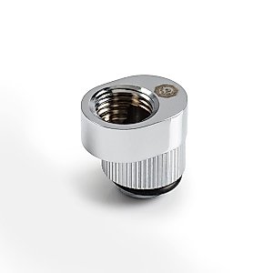 Bitspower G1/4" Rotary Offset Fitting, 5mm, Glorious Silver, 2-Pack