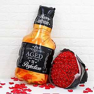 2pcs Whiskey Bottle Beer Foil Balloon for Beer Party and Birthday Party Decoration