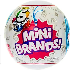 Generic 5 Surprise Mini Brands and Toy 3 Ball Bundle, Includes 1 Wave 1 Mini Brands Ball, 1 Series 2 Mini Brands Ball, and 1 Toy Mini Brand Ball