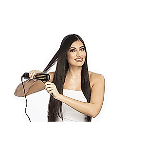CHI 3-in-1 Hot Smoothing Dryer Brush with Three Preset Modes for Customized Styling