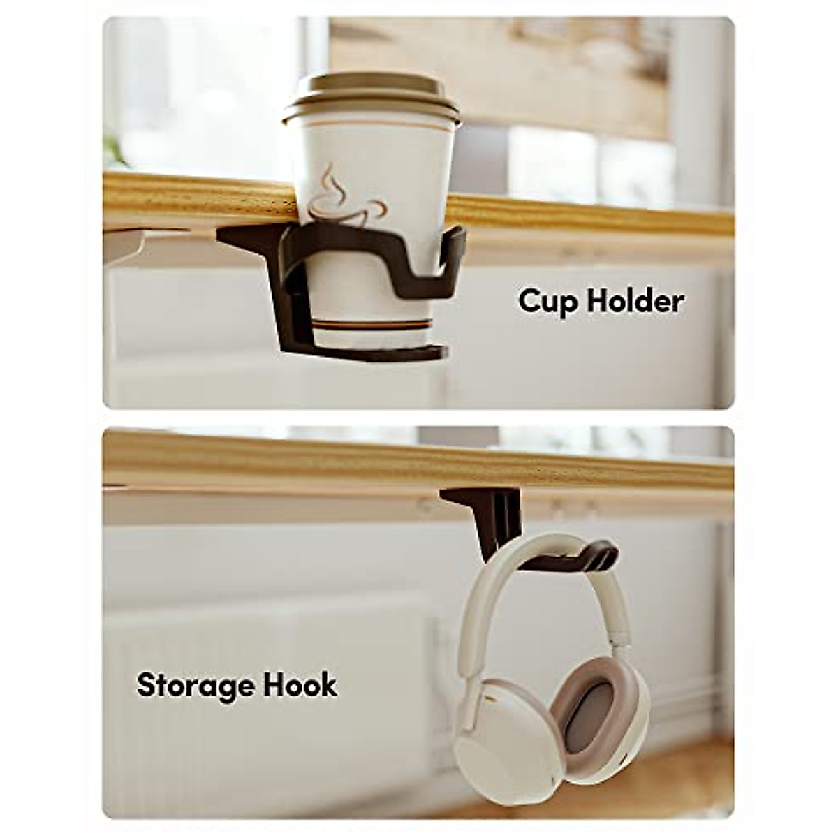 BANTI 55"x24" Standing Desk, Electric Stand up Height Adjustable Home Office Table, Sit Stand Desk, Light Rustic Brown Top