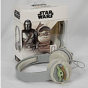 Star Wars The Mandalorian The Child - Baby Yoda Kids Headphones Wired Fully Padded and Adjustable Headband
