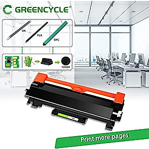 greencycle Compatible Toner Cartridge Replacement for Brother TN760 TN-760 TN730 TN-730 with Chip to Use with HL-L2350DW HL-L2395DW HL-L2390DW HL-L2370DW MFC-L2750DW MFC-L2710DW (Black, 3-Pack)