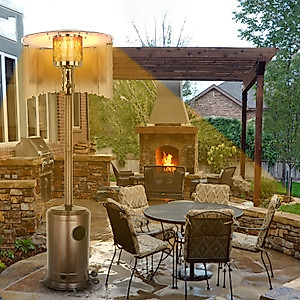 Funtravo 2Pack Patio Heater Reflector Shield, Heat Focusing Reflector for Propane Patio Heaters, propane heater, outdoor heaters for patio propane, propane heaters outdoor, 33.86"x12.16"