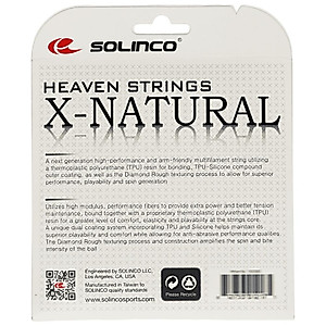 Solinco X-Natural Tennis String Set-16G-Black