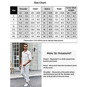 COOFANDY Men's Long Sleeve Dress Shirts Button Down Shirts for Wedding White Large