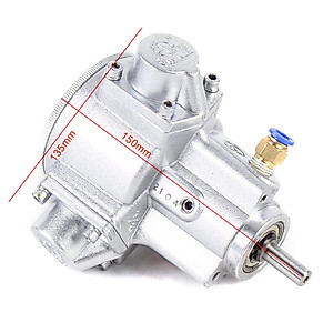 TMH010 Basic Type Piston Air Motor Mixer Air Drive Pneumatic Radial Piston 0.1HP 1100RPM 0.6Mpa Large Torque and high Efficiency