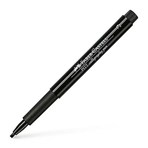 Faber-Castell Pitt Chisel Nib Calligraphy Pens black 2.5 mm