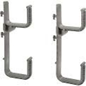 Global Industrial Accessory Square Hooks, 4-3/8" Deep, for Industrial Service Cart, Structural Foam, 2/Pk