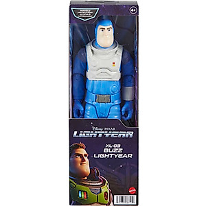 Disney Pixar Lightyear Basic Large Scale Action Character Figures, 12 Inch Scale, 12 to 14 Posable Joints, Collectable Toy, Fans Gift Ages 4 Years & Up
