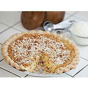 D & W Fine Pack 9-5/8" Rim to Rim Disposable Aluminum Pie Pans #11042 - Case of 500