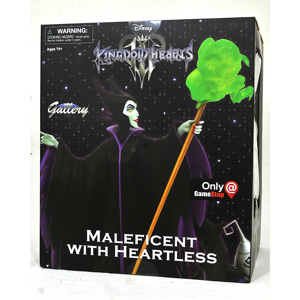 DIAMOND SELECT TOYS Kingdom Hearts III Gallery: Maleficent PVC Figure, Multicolor, 11 inches