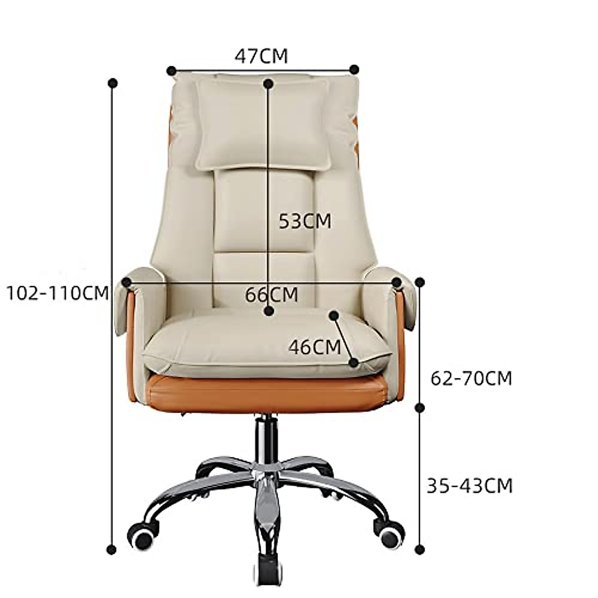 KXDTZ Sofa Office Chair, Gaming Chair Computer Chair Backrest with Footrest Reclining Swivel Chair