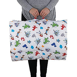 Disney Toy Story 4 - Blue, Green, Red and White Deluxe Easy Fold Toddler Nap Mat