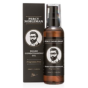 Percy Nobelman Beard Conditioning Oil, Signature Scented, 3.38 Ounce