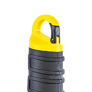 Dorcy 41-2510 Floating Waterproof LED Flashlight with Carabineer Clip, 55-Lumens, Yellow