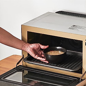 ONEMORE Cereal Bowls Set of 6, 28 oz Large Soup Bowls for Kitchen 6 inch Ceramic Salad Bowls Microwave Dishwasher Safe Deep Serving Bowl Set for Salad Dessert Rice, Black