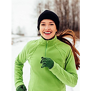 BBTO 3 Pcs Ear Warmer Fleece Headbands Ear Muffs Winter Running Gear for Women Men Adult Kids(Black, Gray, Navy)