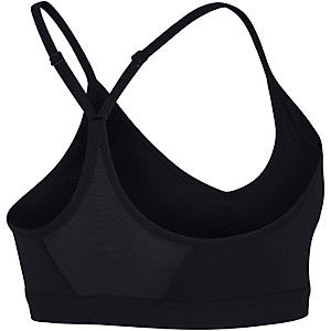 Nike Women's Dri-Fit Indy Training Bra (Black, Small)