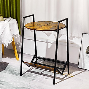 MAWEW Record Player Stand with Vinyl Storage, Measures 20.5 x 20.5 x 30.7 Inches