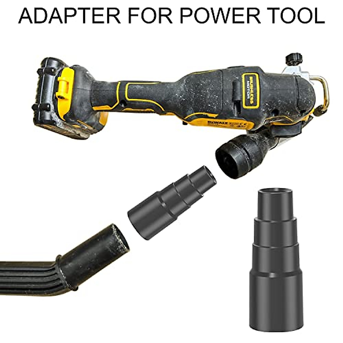 Vacuum Attachment Adapter Kit- Vacuum Hose Adapter - Pool Supply 1-1/4" or 1-1/2" Hose Connector - Hose Reducer Adapter - Reducer from 35mm/38mm/42mm to 32mm - from 1 3/8 inch to 1 1/4 inch